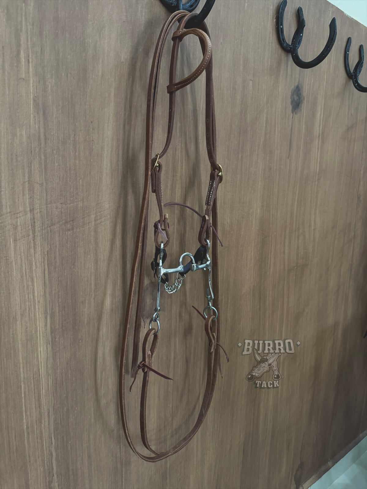 Whole correctional horse bridle – Burro Tack