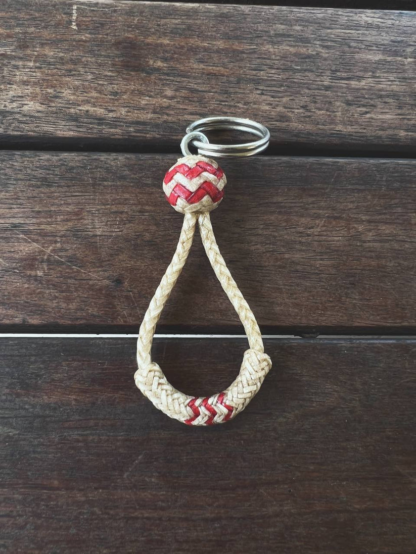 Rawhide Bosal Key Chain – Burro Tack