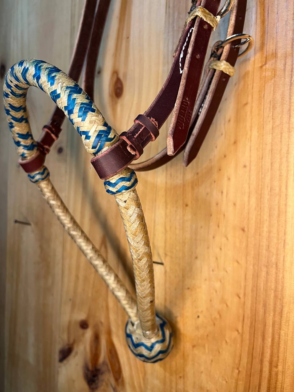 Rawhide 5/8" Hackamore with Browband Headstall – Burro Tack