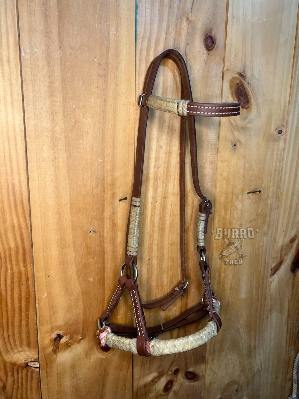 Rawhide side pull double rope – Burro Tack